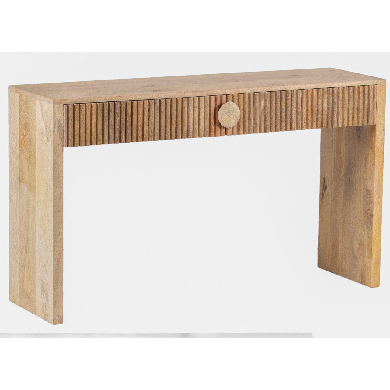 Rima Mango Wood Console Table 2 Drawers