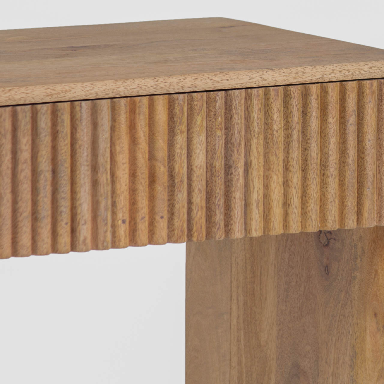 Rima Mango Wood Console Table 2 Drawers