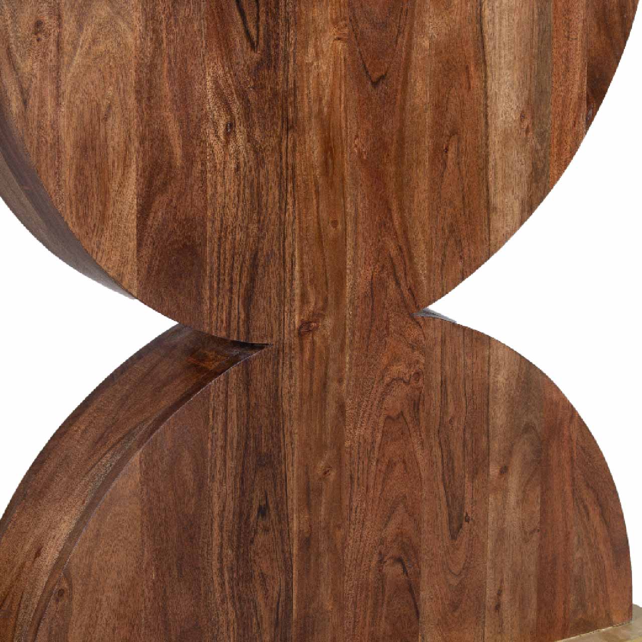 Spring Acacia Wood Metal Console Table